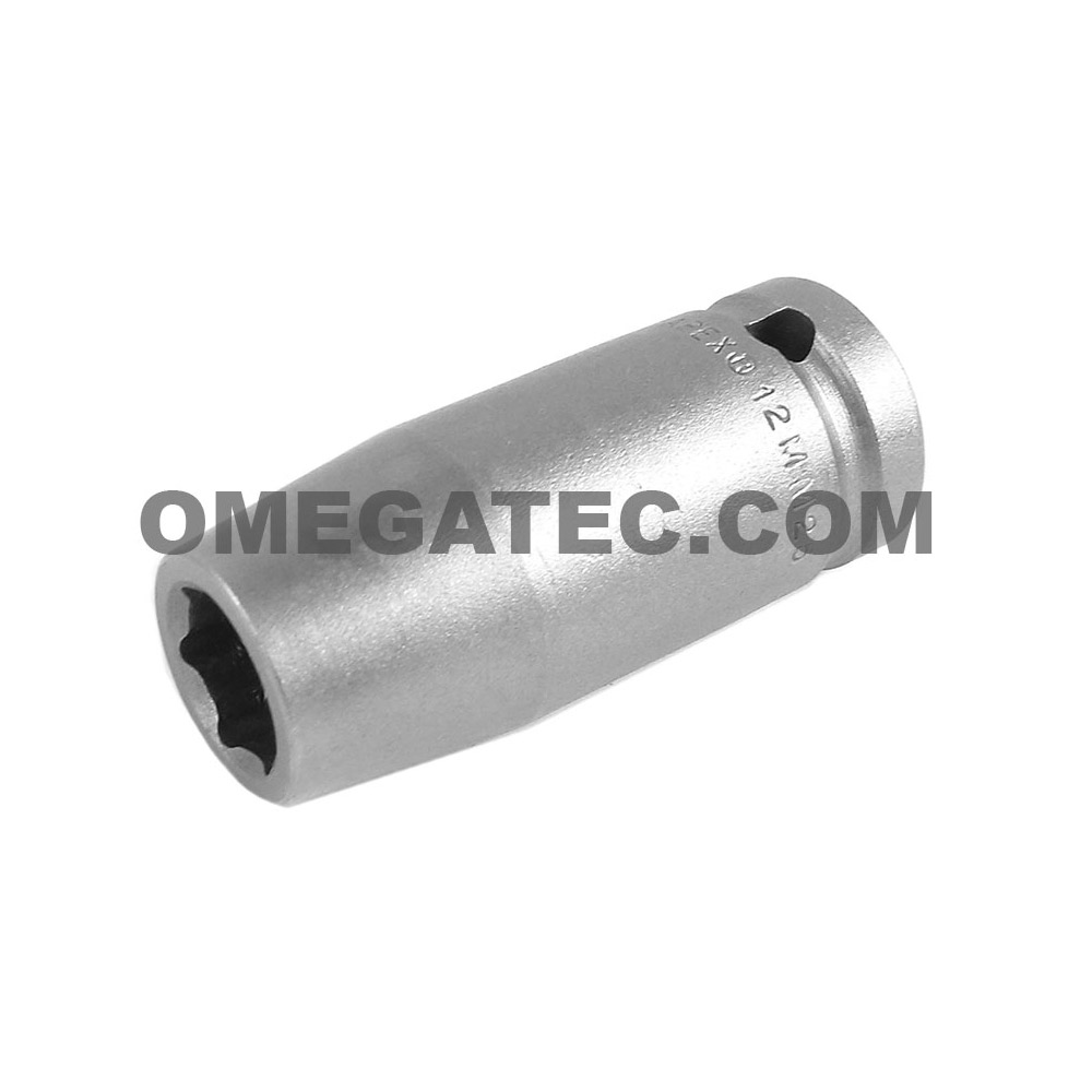12MM25 Apex 1/2'' Square Drive Socket, Metric, Long Length | EUMRO ...
