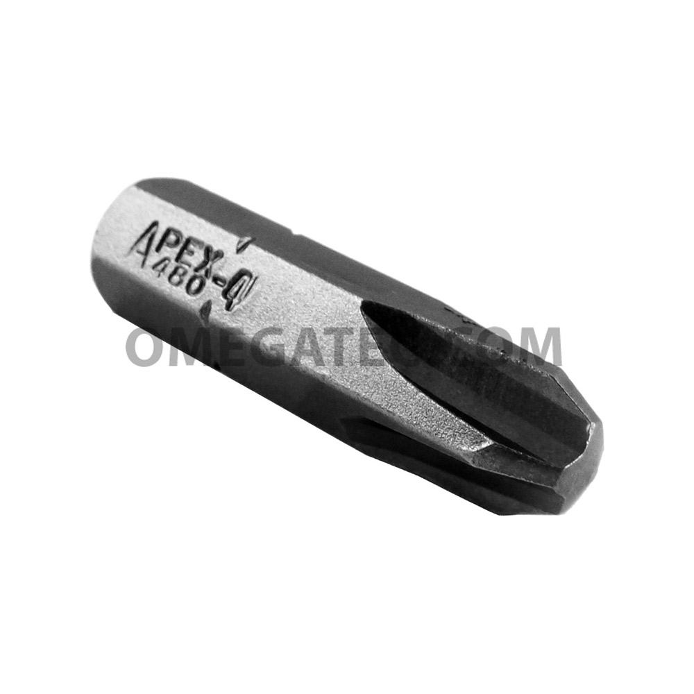 480-4X Apex 5/16'' Phillips #4 Hex Insert Bits | EUMRO Aircraft Tools