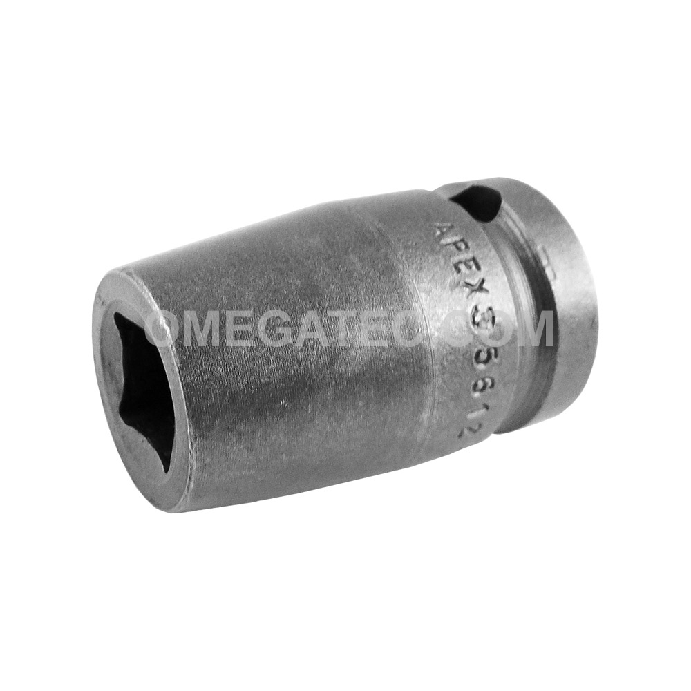 5612 Apex 1/2'' Square Drive Sockets, SAE, For Single Square Square ...