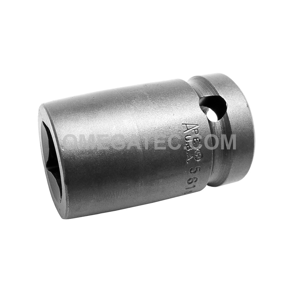 5614 Apex 1/2'' Square Drive Sockets, SAE, For Single Square Square ...