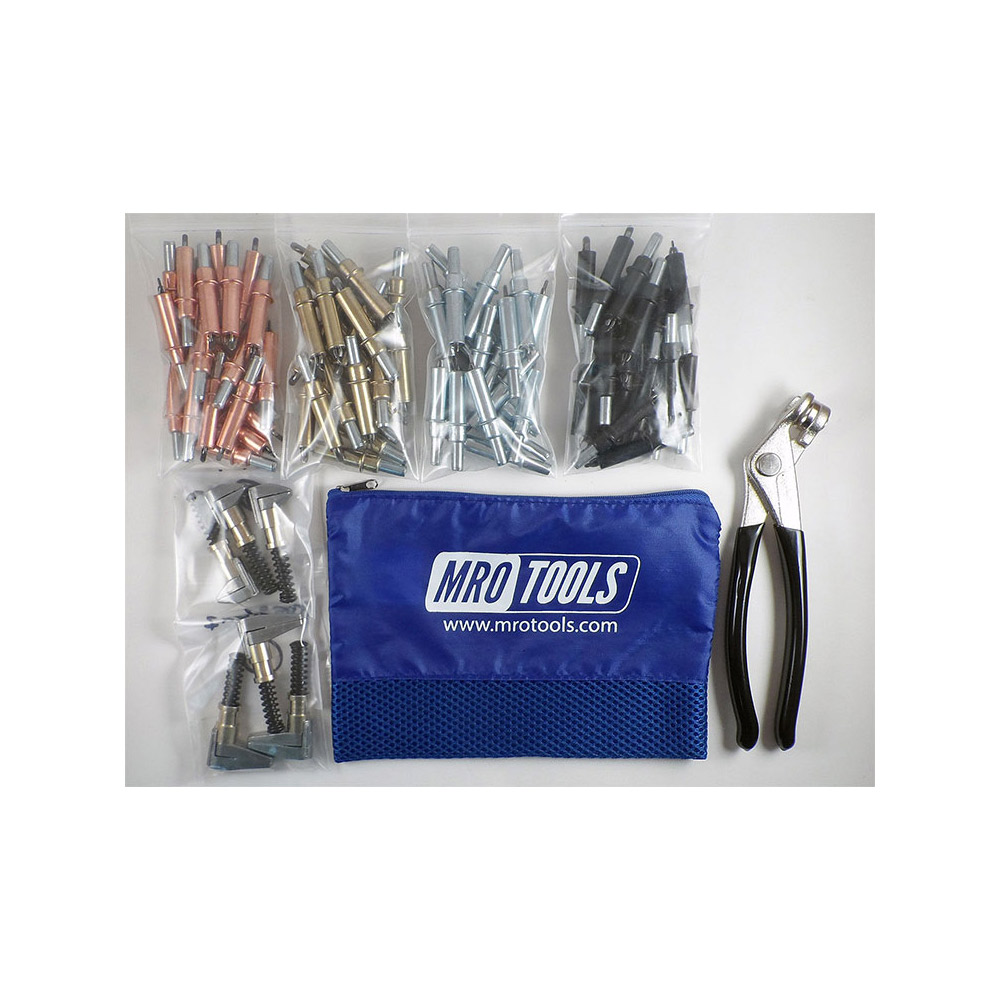 MRO TOOLS K2MSTR K-Series Deluxe Cleco Sheet Metal Fastener Kit | EUMRO ...