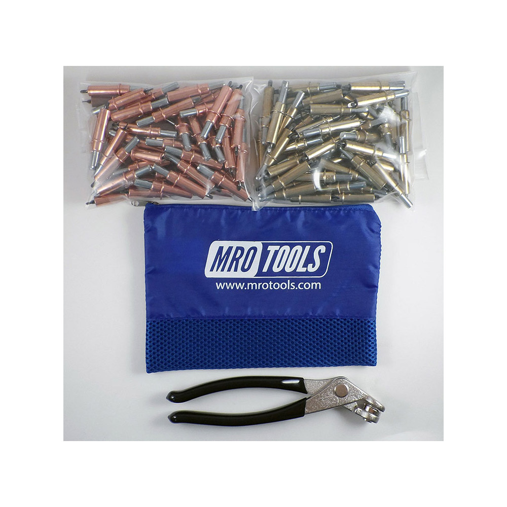 MRO TOOLS K4S100-1 Standard 50 1/8'' & 50 3/16'' Cleco Fasteners Kit w ...