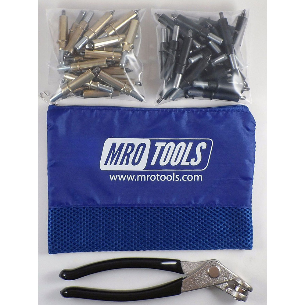 MRO TOOLS K4S50-4 Standard 25 3/16'' & 25 5/32'' Cleco Fasteners Kit w/ Carry Bag | EUMRO ...