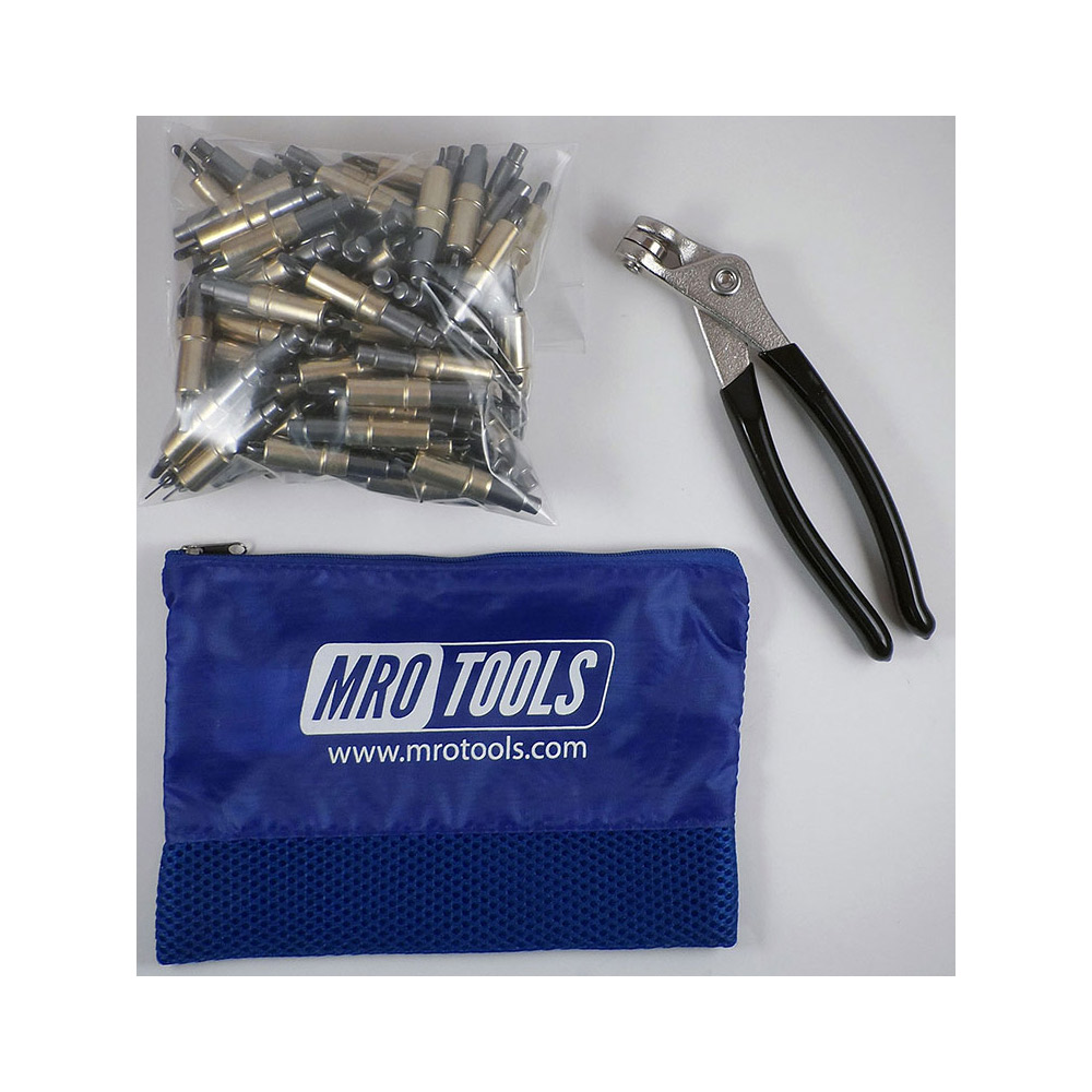 MRO TOOLS KHD1S50-3/16 Heavy Duty Plier Operated Cleco Fasteners 50 Piece Kit w/ Cleco Pliers ...