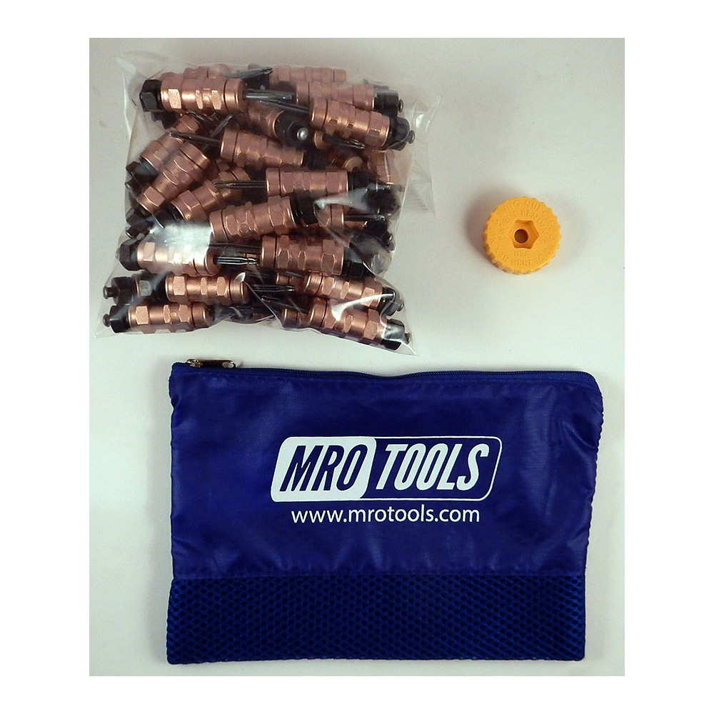 MRO TOOLS KHN1S50-1/8 Standard Hex-Nut Cleco Fasteners 50 Piece Kit w ...