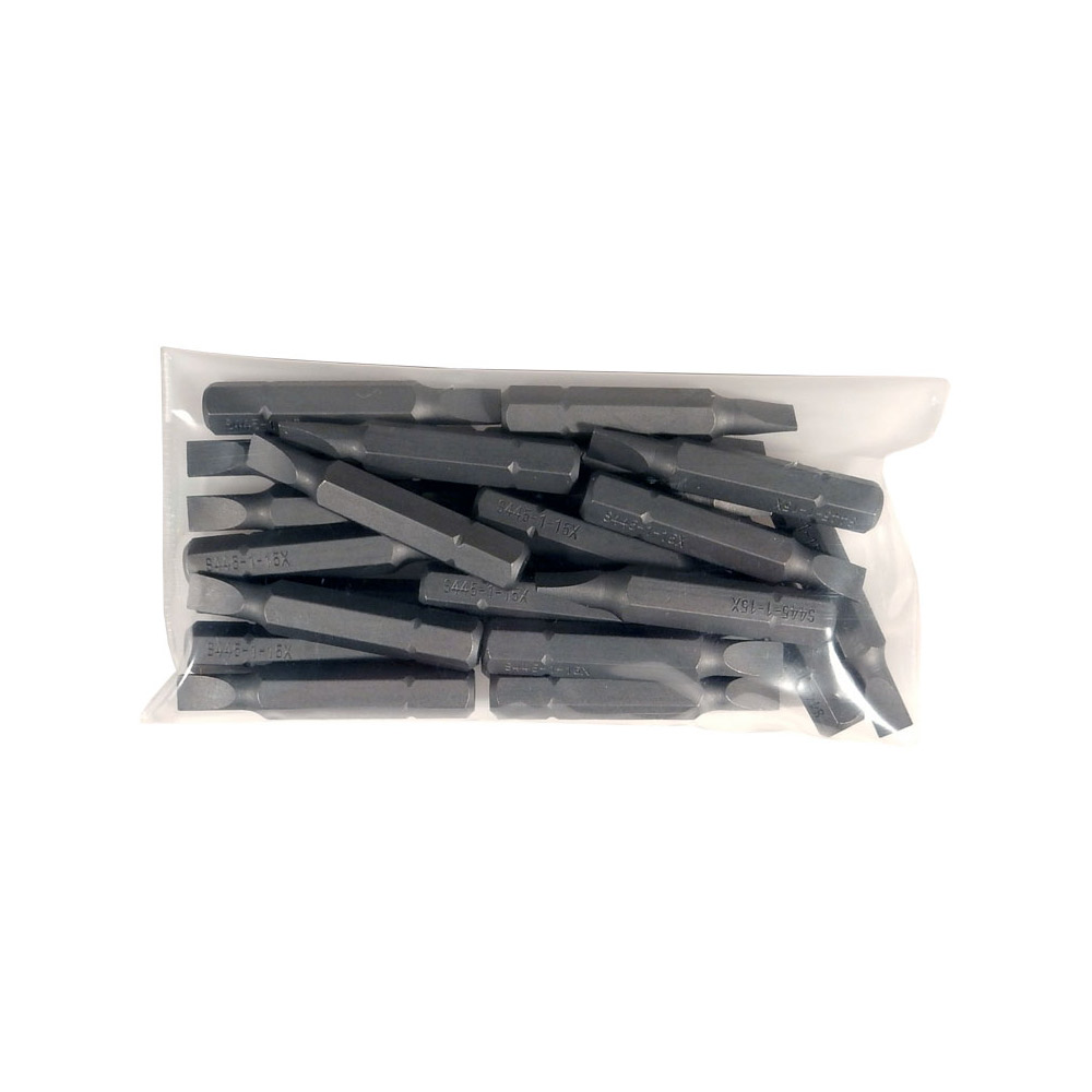 S445-1-15X-25PK 25 Piece 1/4'' Slotted Insert Bit Pack | EUMRO Aircraft Tools