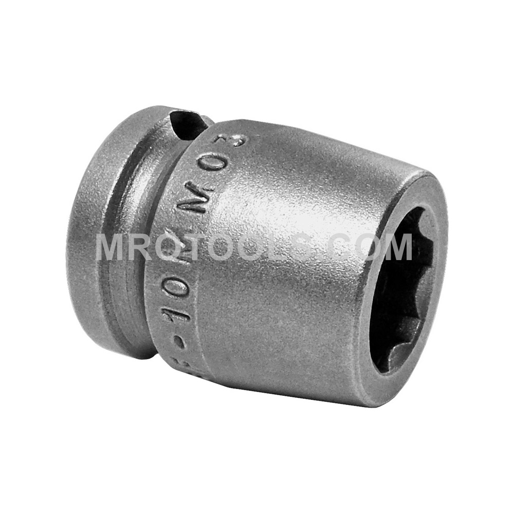SF-10MM03 Apex 3/8'' Square Drive Socket, Metric, Surface Drive, Short ...
