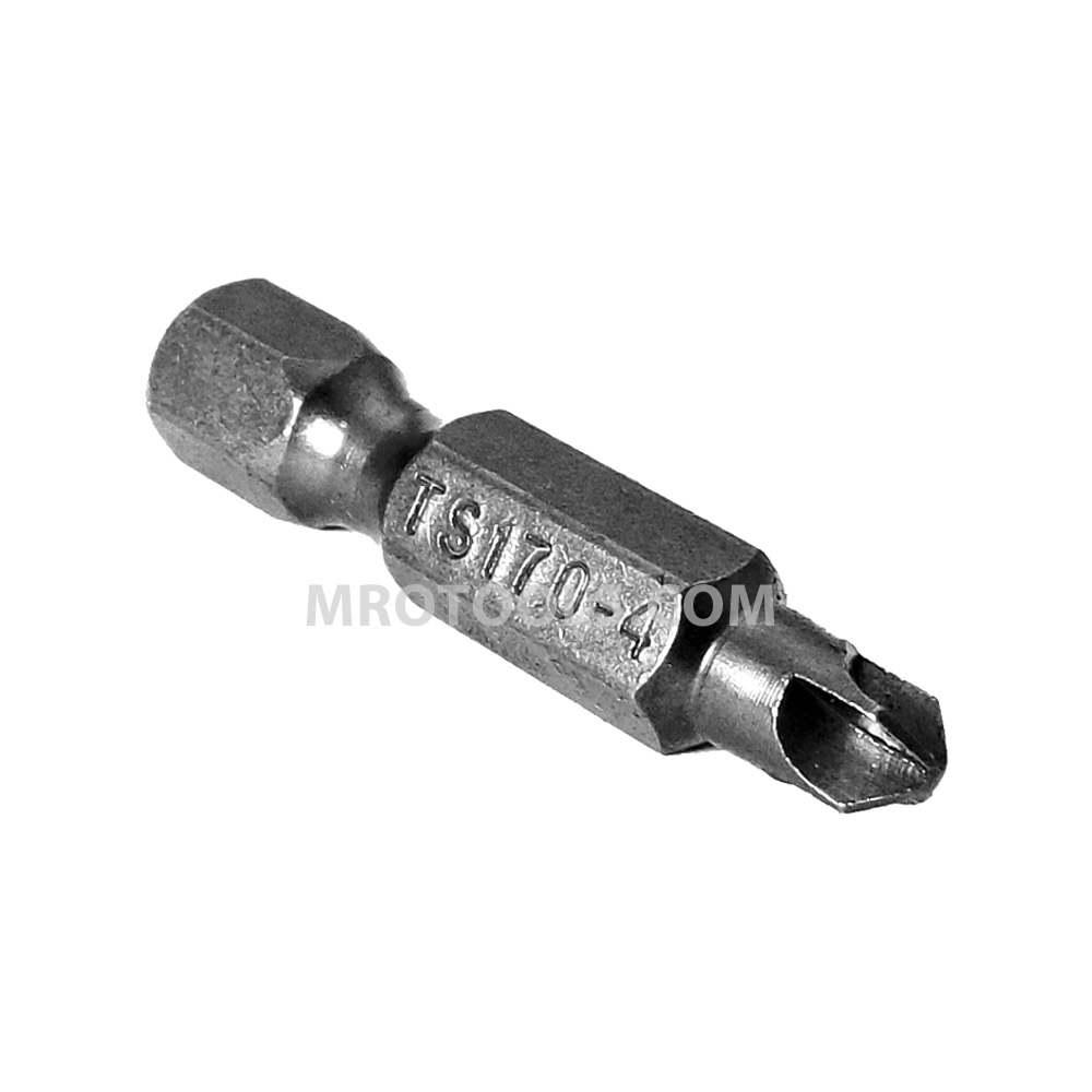 TS170-4 Zephyr 1/4'' Torq-Set #4 Power Drive Bits | EUMRO Aircraft Tools